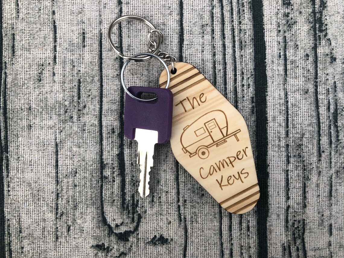 Happy Place Keychains Camper Filth Wheel Boat Pontoon | Etsy