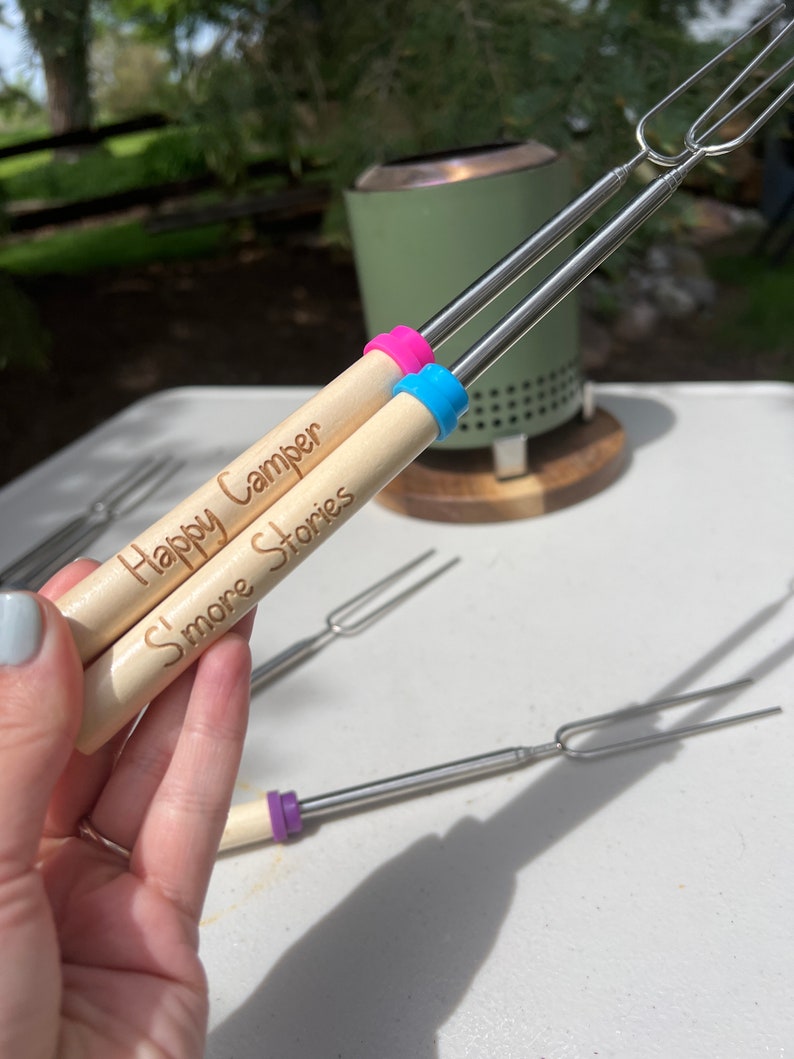 Roasting Sticks Marshmallow Roaster Hotdog Camping - Etsy