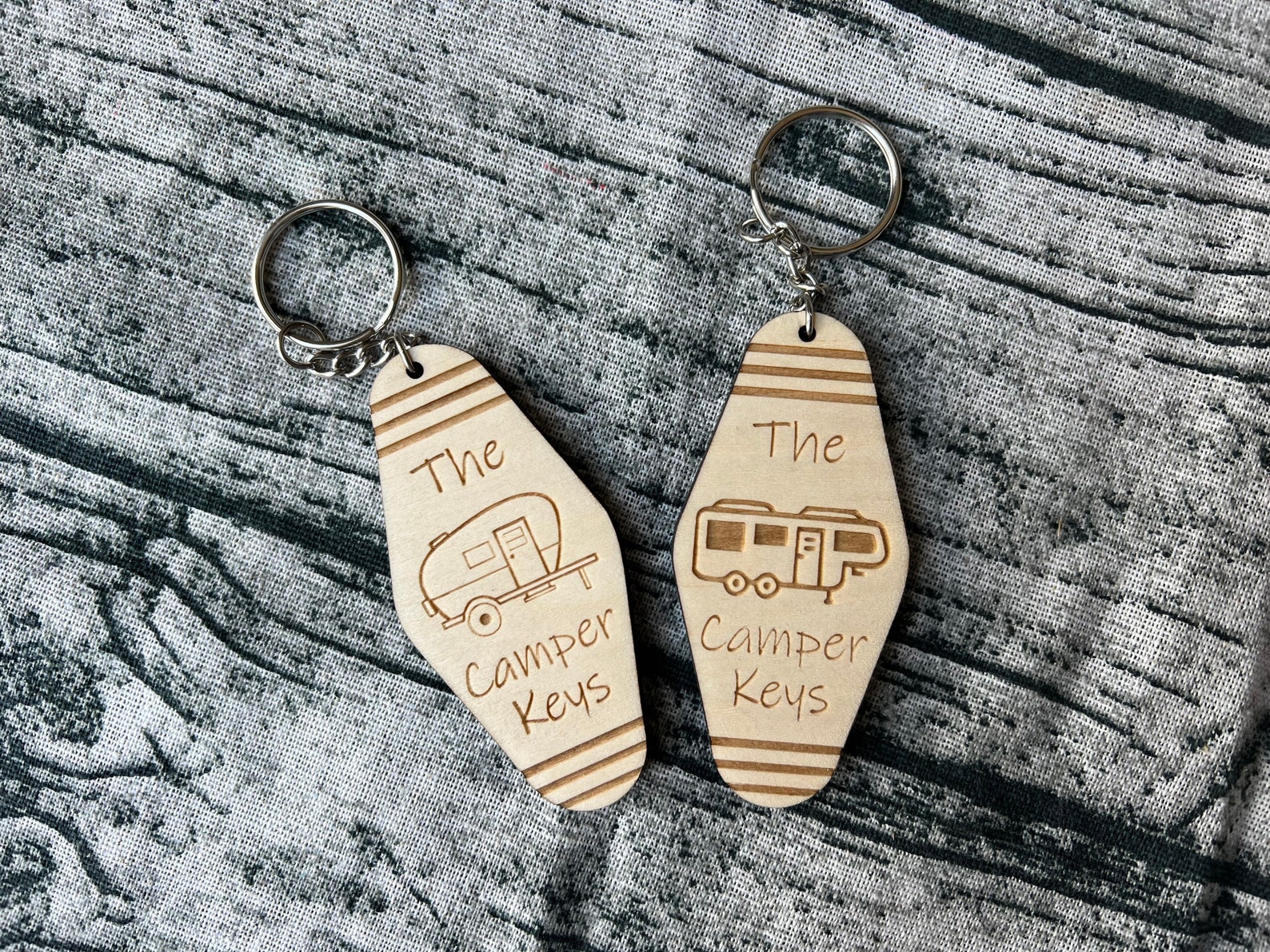 Happy Place Keychains Camper Filth Wheel Boat Pontoon - Etsy