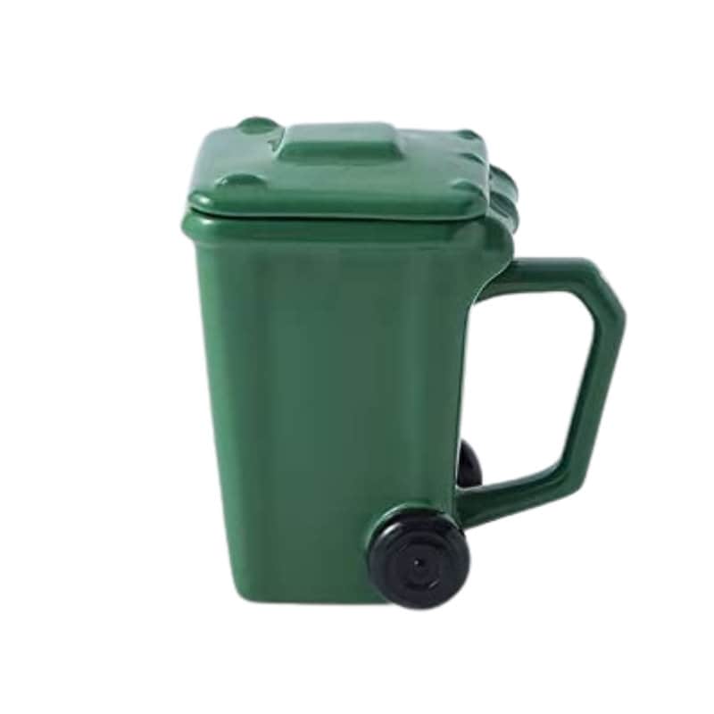 Ceramic Trash Can Coffee Mug With Metal Shovel Spoon - Etsy