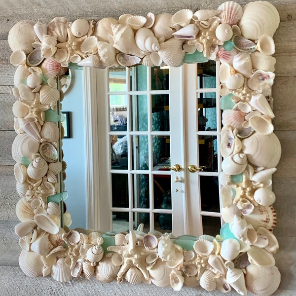 Seashell Mirror - Etsy