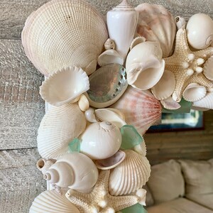 Handmade Seashell Mirror: Coastal Wall Decor With Sea Glass / Beach ...