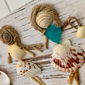 Seashell Sisters Wall Art / Coastal Beach House Decor / Friendship ...