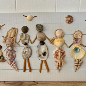 Seashell People Family Wall Art / Custom Family Tree / Birthday Wedding ...