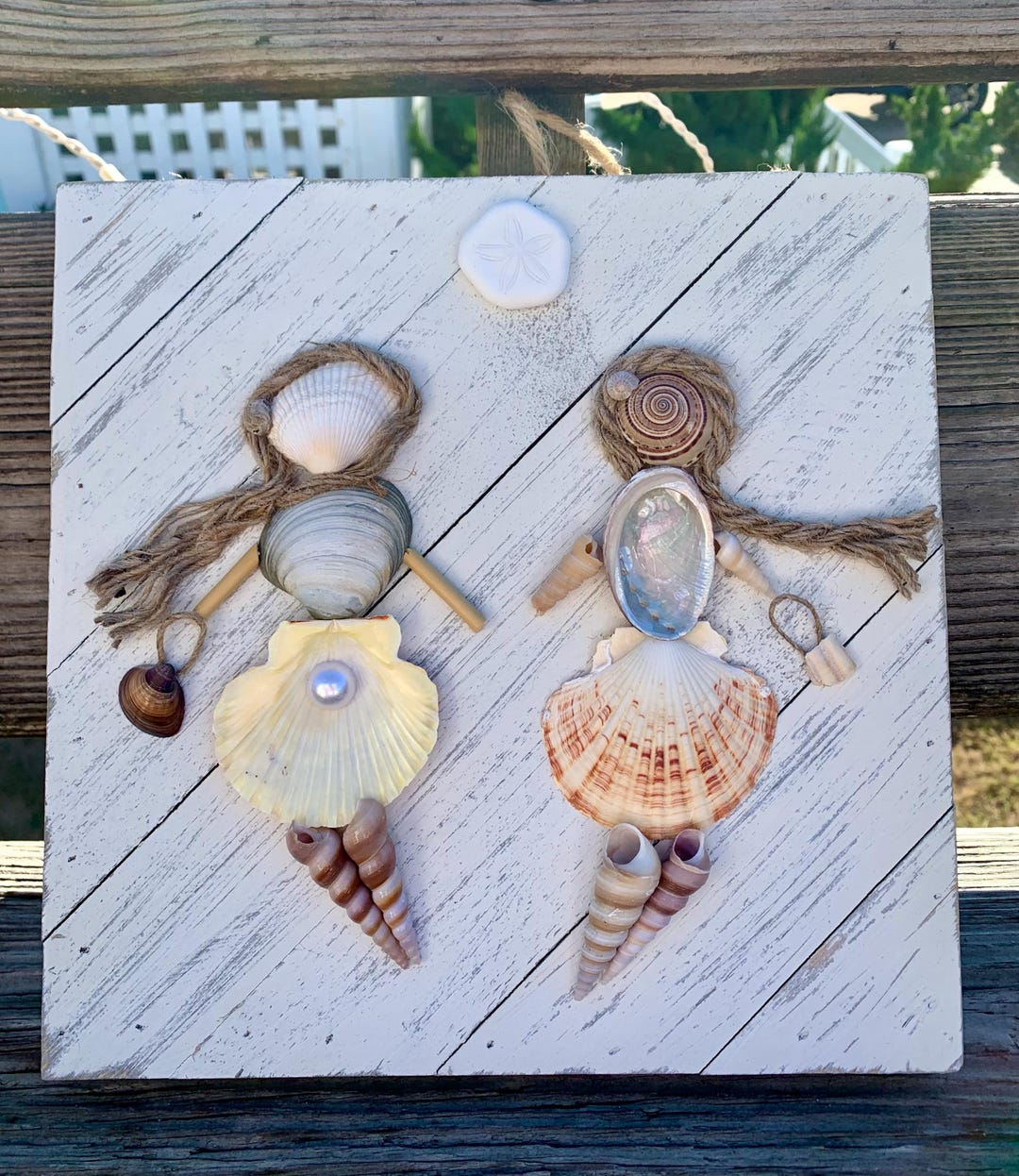 Seashell People Wall Art / Sisters Friends Seashell People Gifts ...