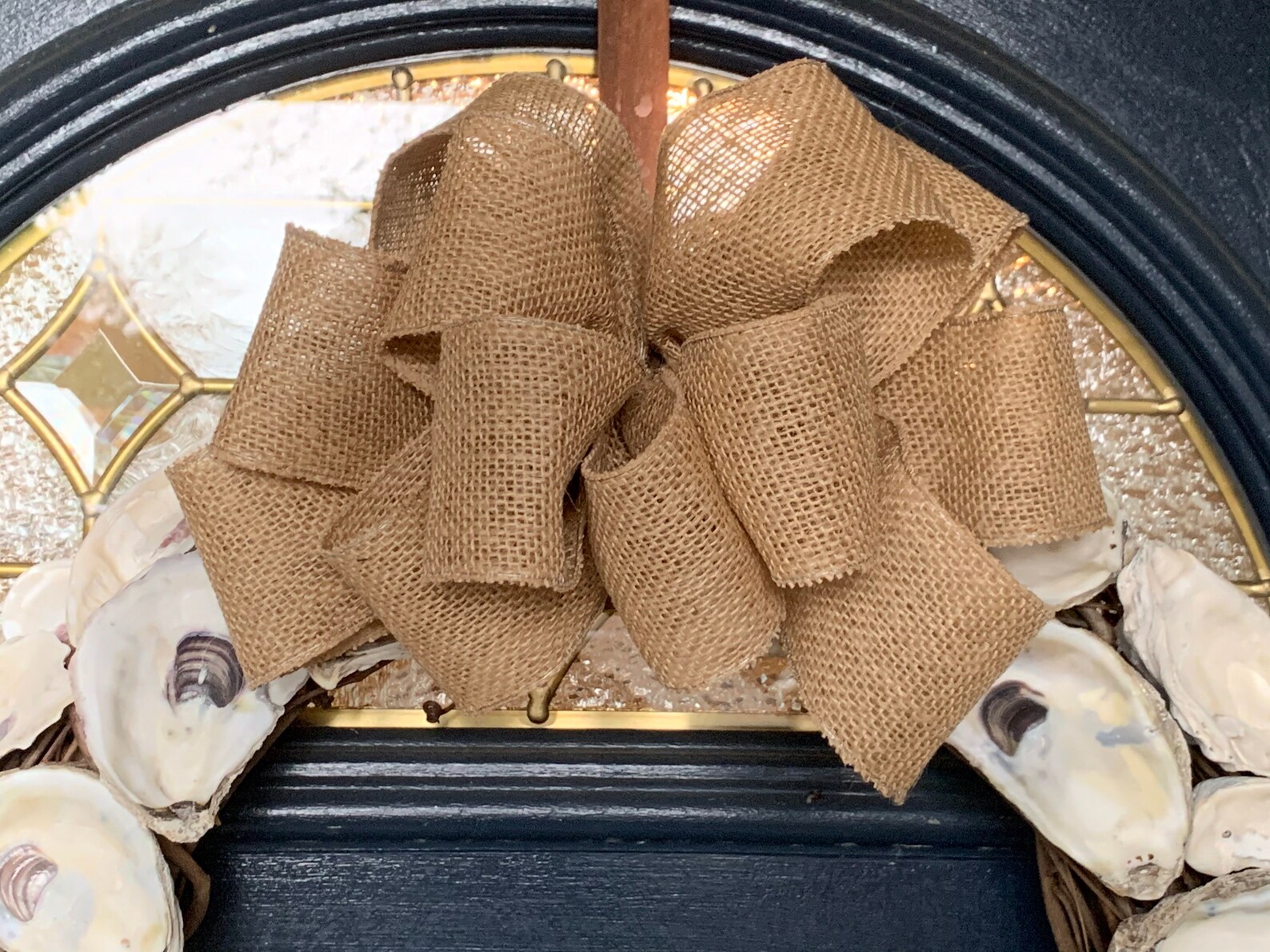 Oyster Shell Grapevine Wreath / Nautical Rustic Farmhouse - Etsy