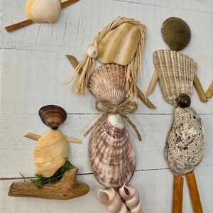 Seashell People Family Wall Art / Custom Family Tree / Birthday Wedding ...