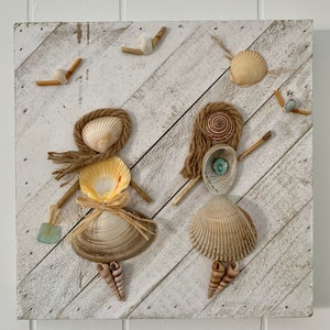 Seashell People / Sisters Friends Shell People / Mother Daughter - Etsy