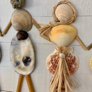 Seashell People Family Wall Art / Custom Family Tree / Birthday Wedding ...