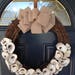 Oyster Shell Grapevine Wreath / Rustic Farmhouse Home Decor / - Etsy
