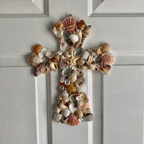 Seashell Cross - Etsy