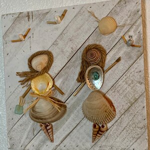 Seashell People / Sisters Friends Shell People / Mother Daughter - Etsy