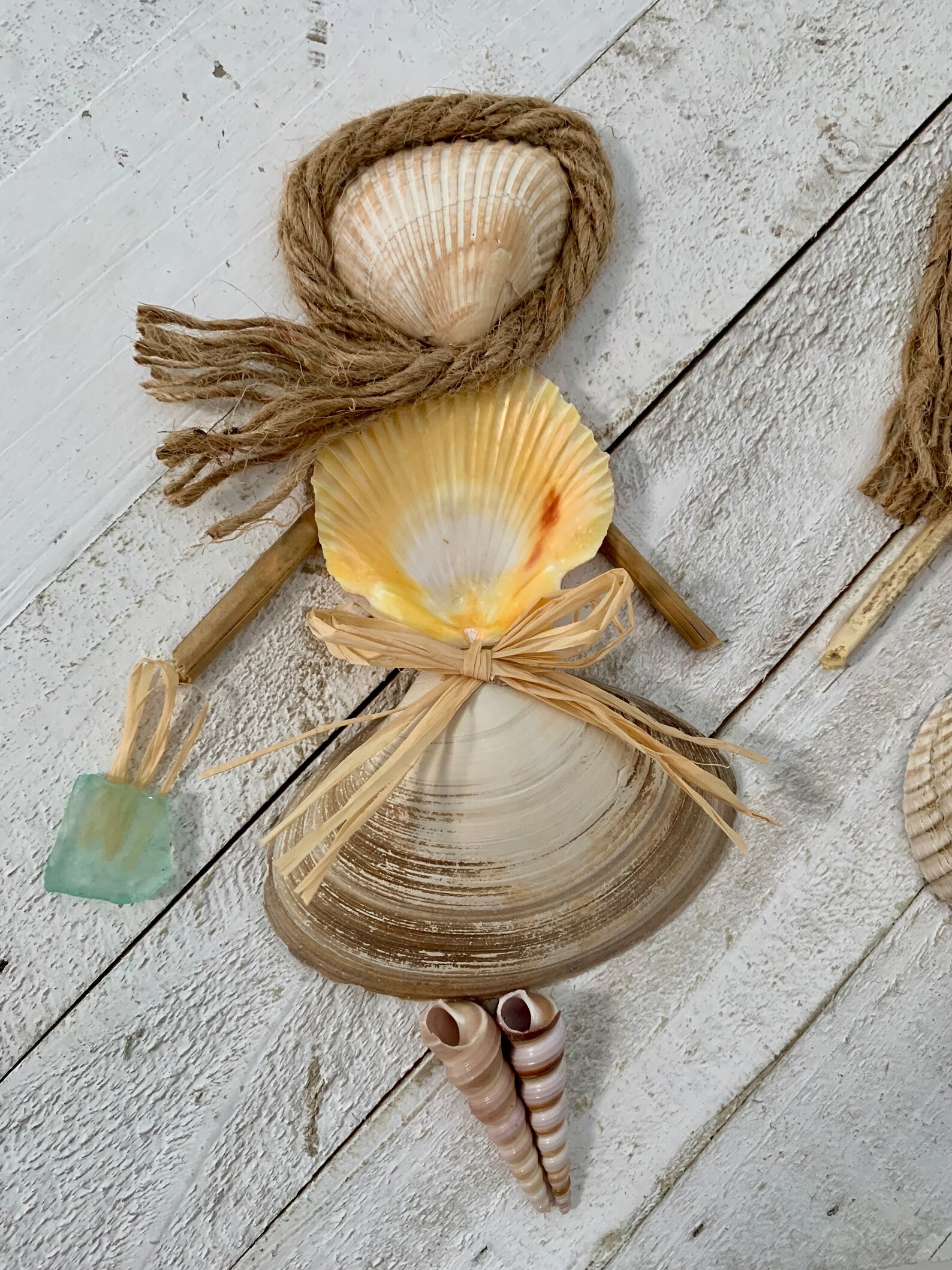 Seashell People / Sisters Friends Shell People / Mother Daughter - Etsy