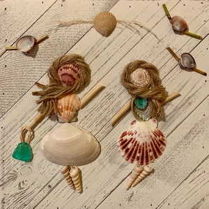 Seashell People / Sisters Friends Shell People / Mother Daughter - Etsy