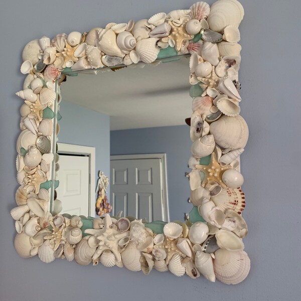 Seashell Mirror - Etsy