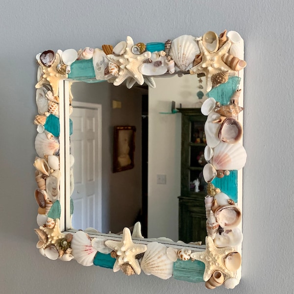 Seashell Mirror - Etsy