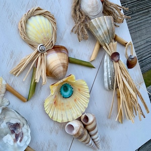 Seashell Sisters Wall Art: Handmade Coastal Beach Decor, Custom Friends ...