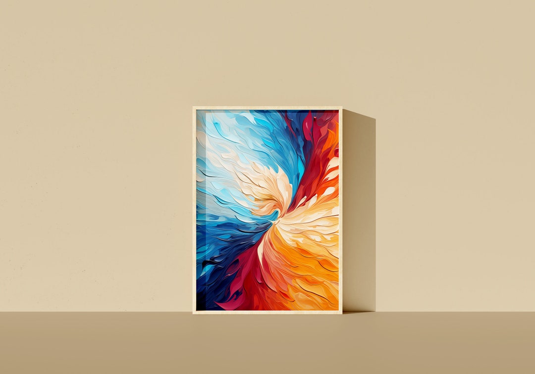 Zuko Vs Azula Art Print: Agni Kai Abstract (digital Download) - Etsy