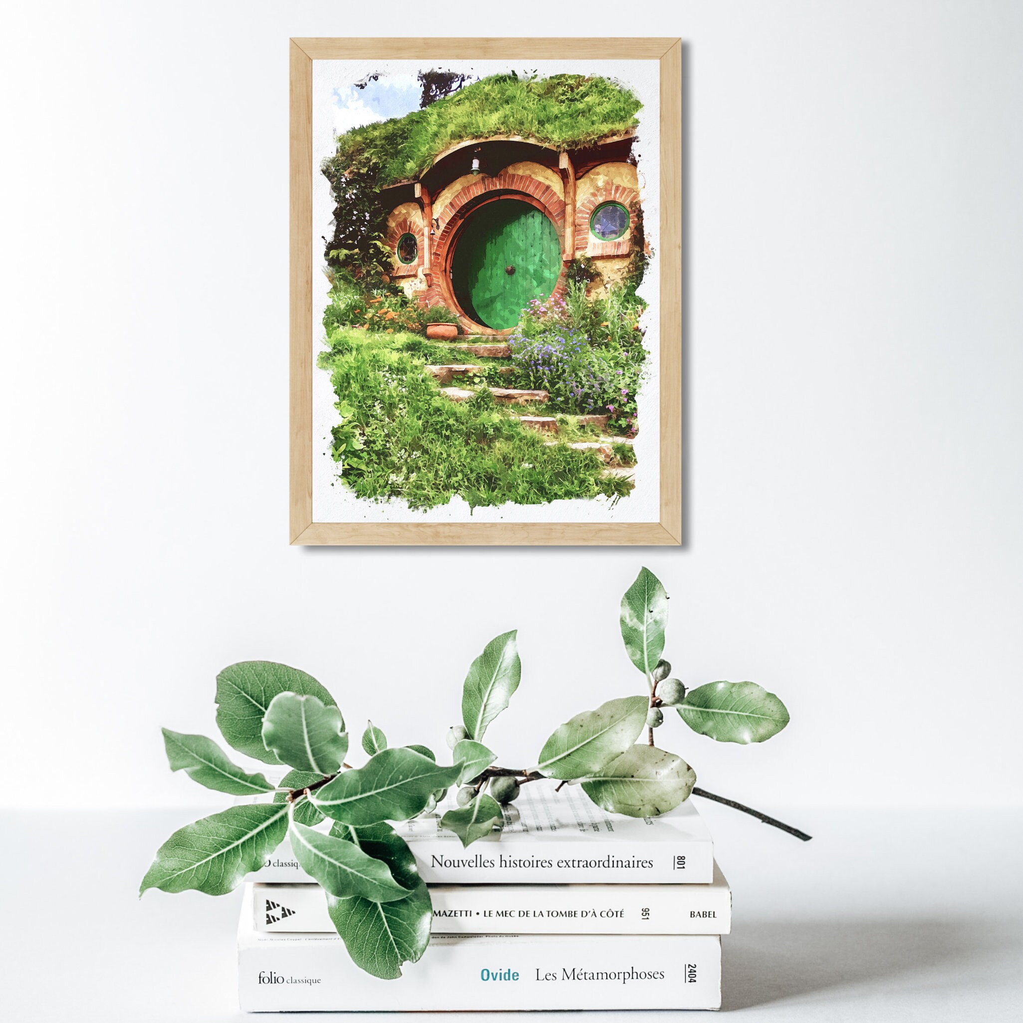 Bag End Watercolor Print: Hobbiton, New Zealand (digital Download) - Etsy
