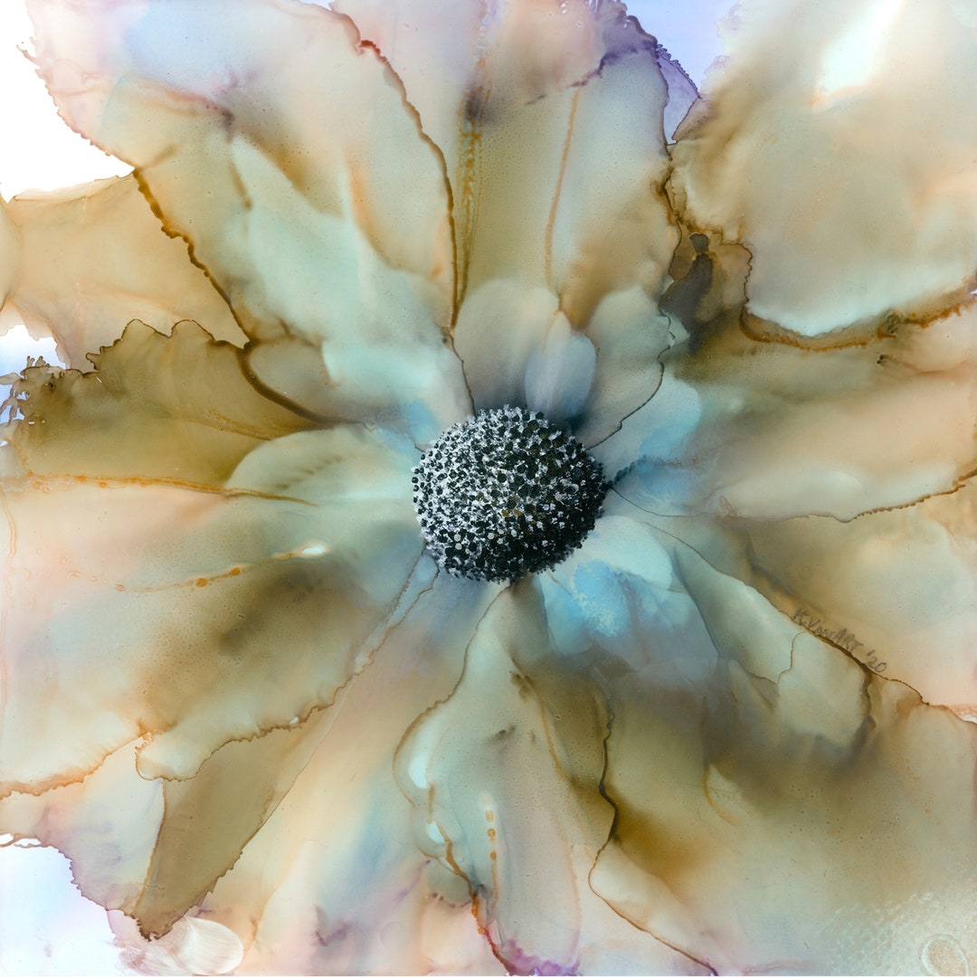 Multi-colored Bloom, Fine Art Print, Giclée, Floral Bloom, Abstract ...