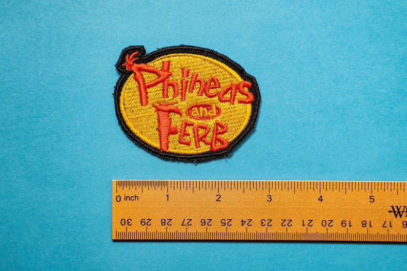 Phineas and Ferb Title Disney Iron on or Sew on Patch - Etsy