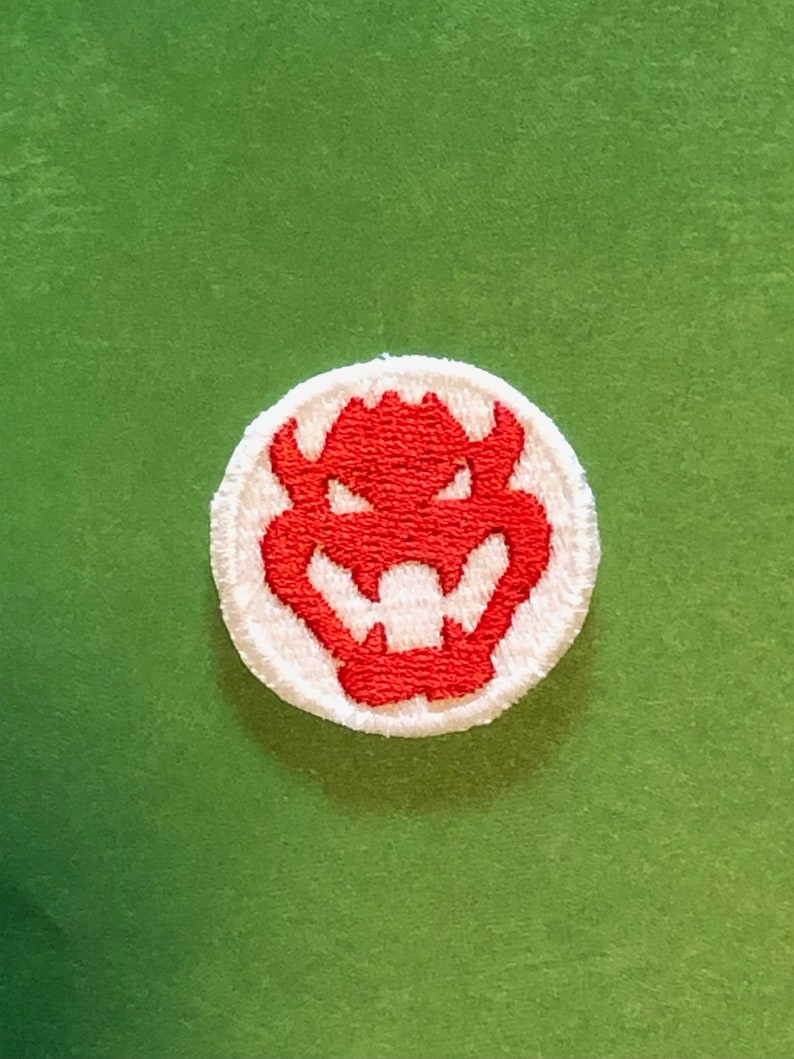 Bowser Super Mario Nintendo Iron on or Sew on Patch - Etsy