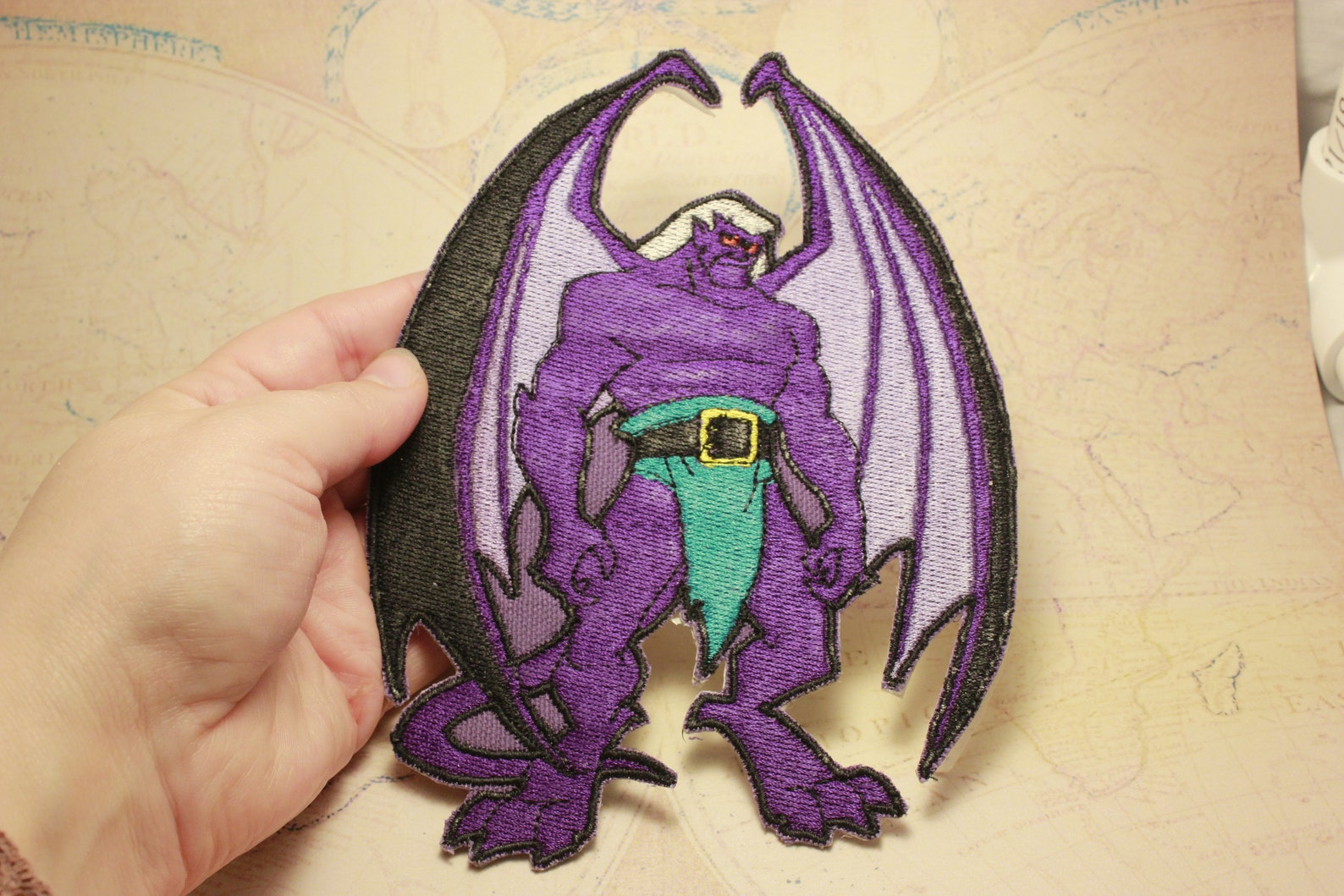 Goliath/thailog Gargoyle Disney Iron on or Sew on Patch - Etsy