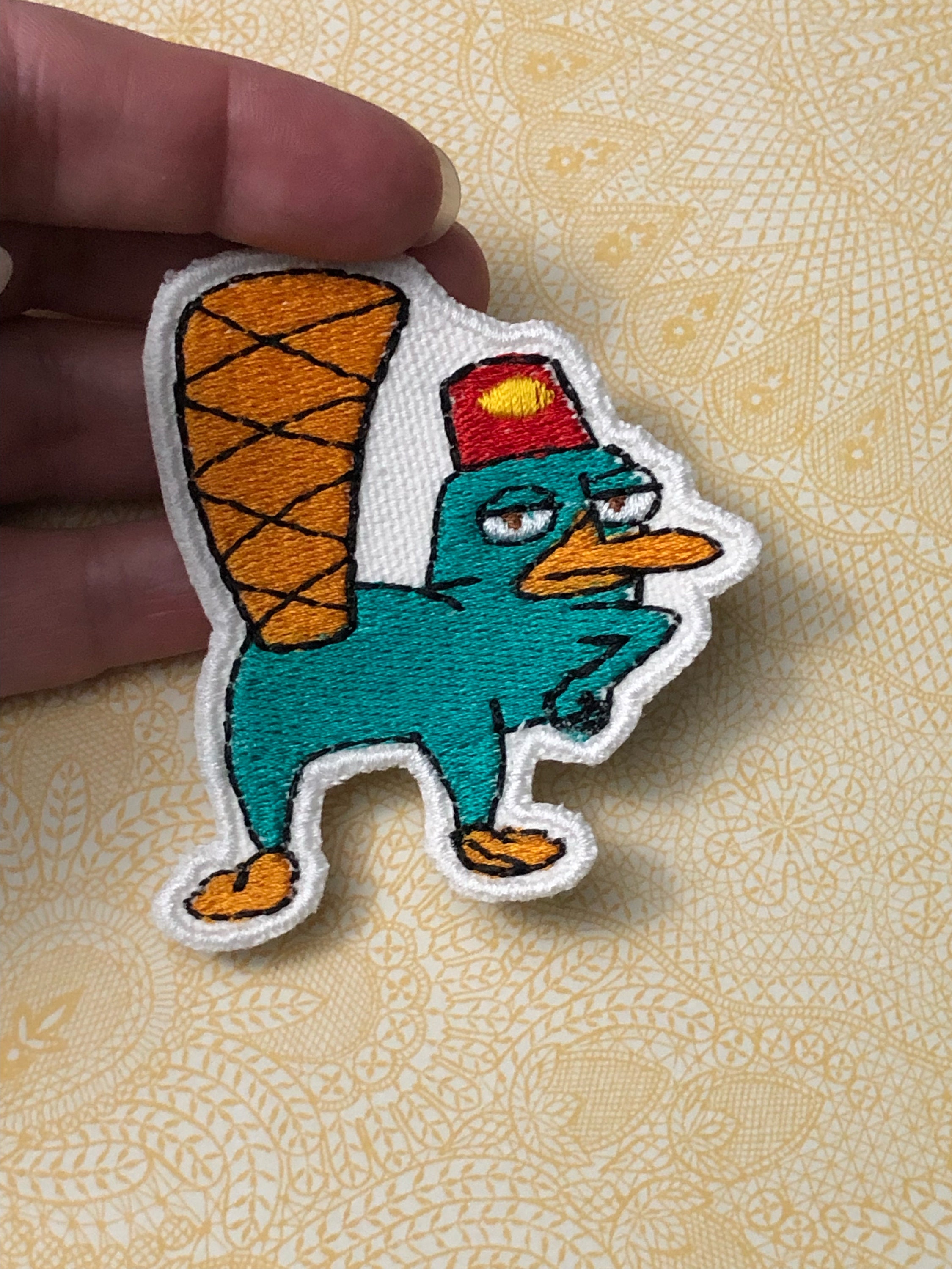 Perry With a Fez Phineas and Ferb Disney Iron on or Sew on | Etsy