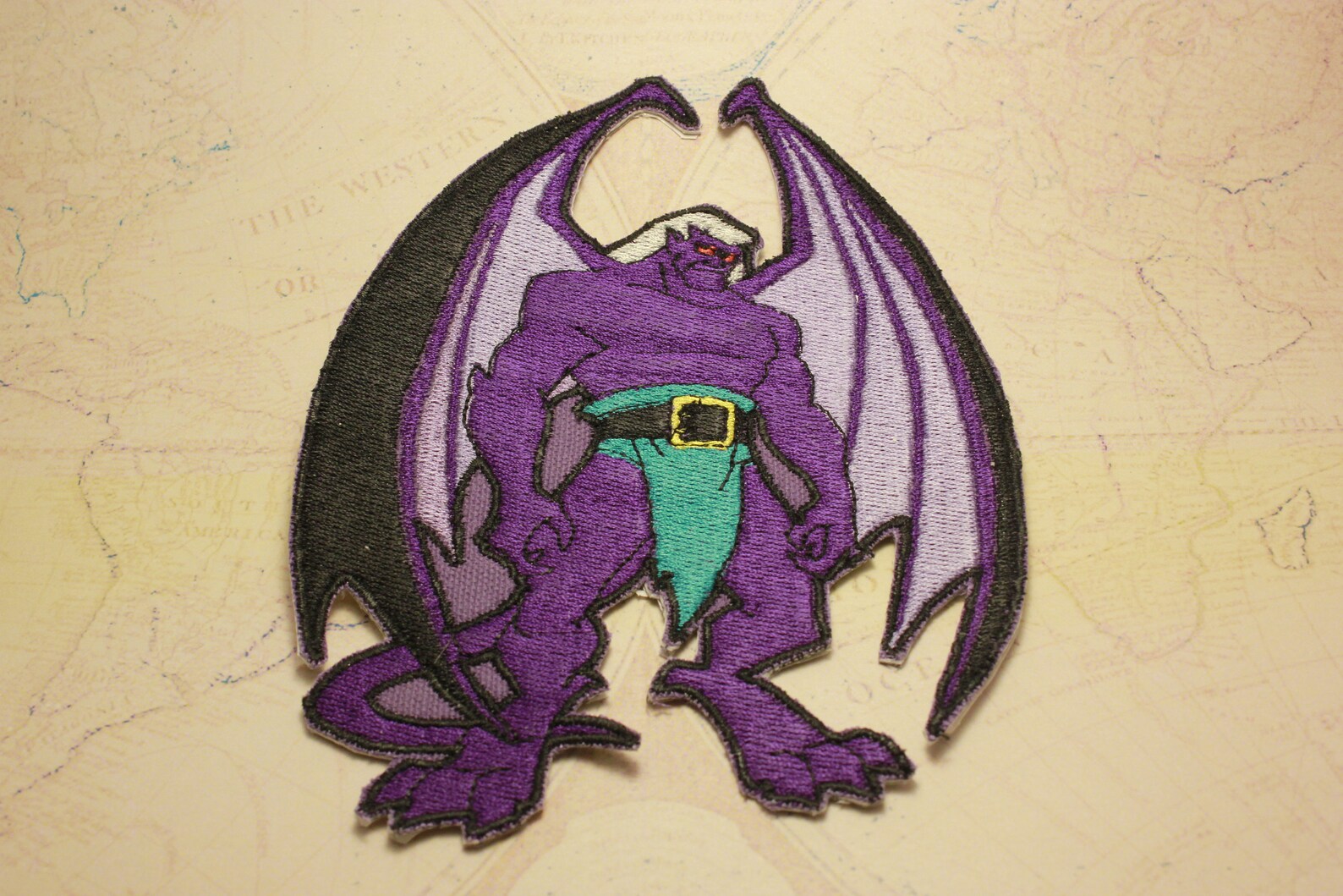 Goliath/thailog Gargoyle Disney Iron on or Sew on Patch - Etsy