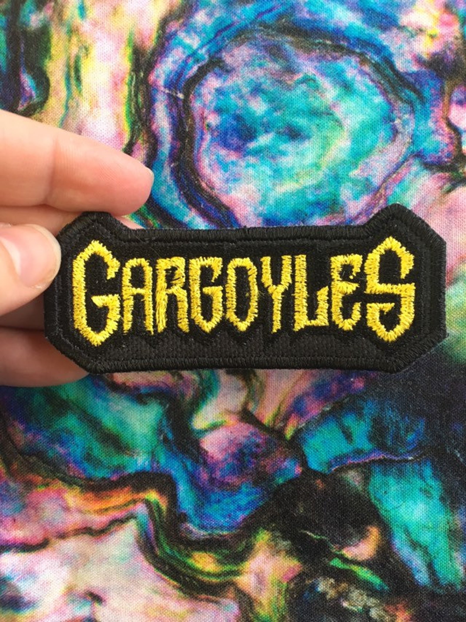 Gargoyles Title Ready to Iron on or Sew on Patch | Etsy
