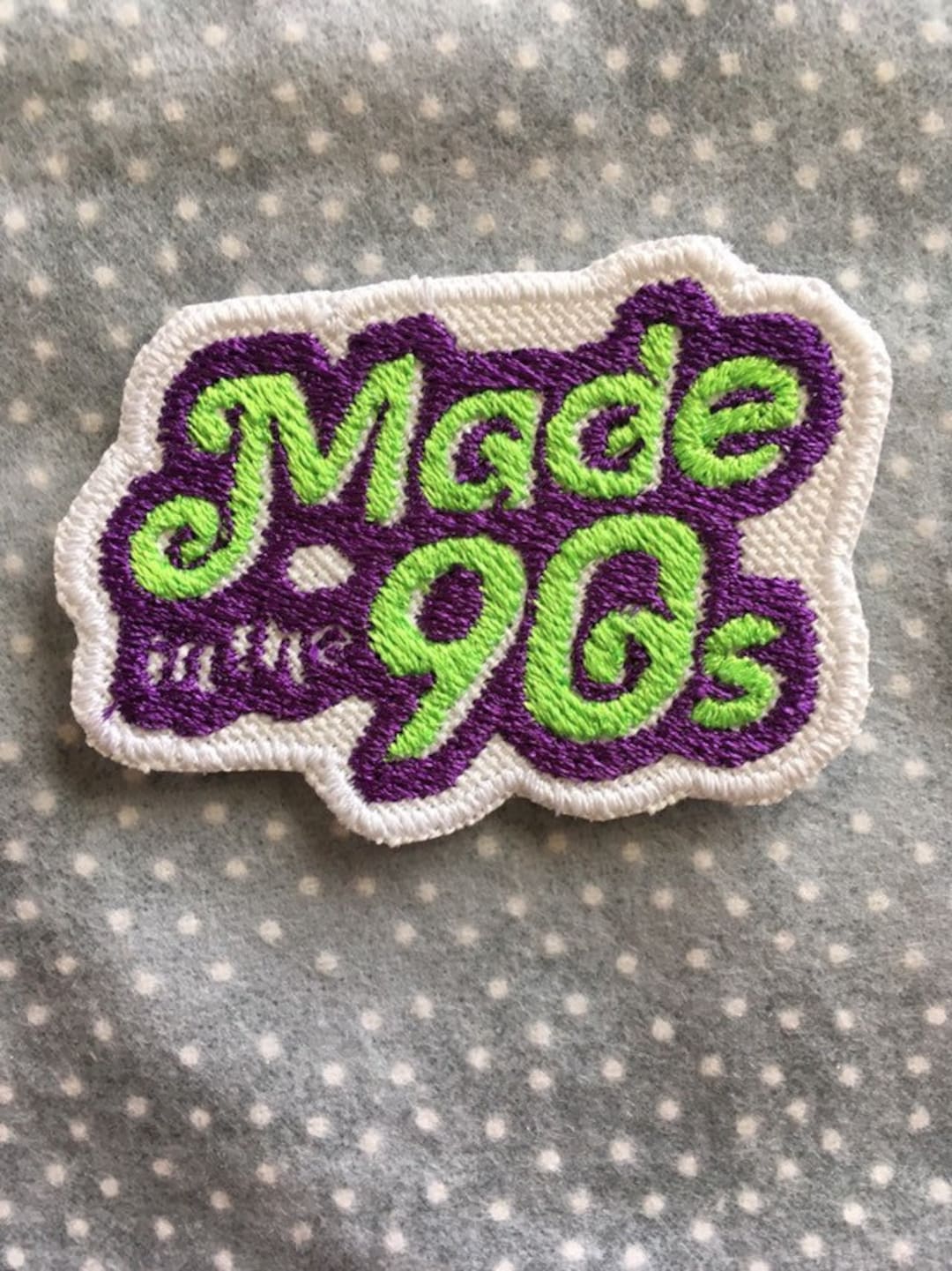Made in the 90s Ready to Iron on or Sew on Patch - Etsy