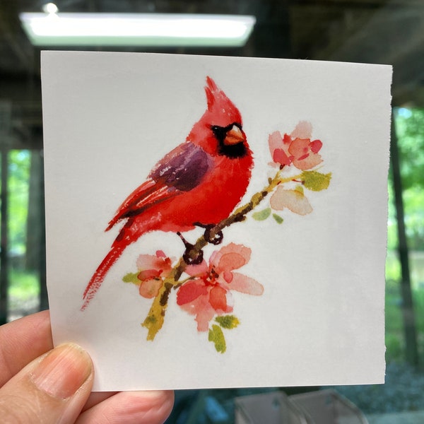 Vinyl Cardinal Stickers - Etsy