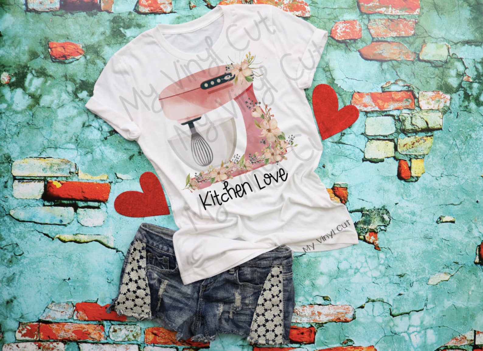 Sublimation Transfer Sweet Mixer With Flowers Kitchen Baking - Etsy