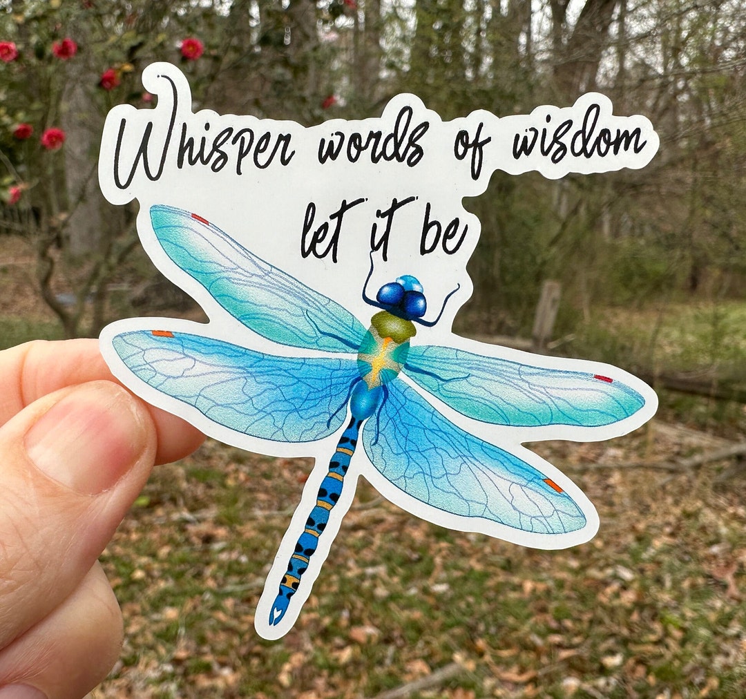 Sticker 36C Words of Wisdom Waterproof Vinyl Sticker White Clear ...