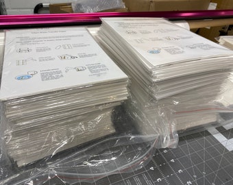 Starcraft Brand Inkjet Printable Sticker Paper Pack of 5 Sheets Use ...