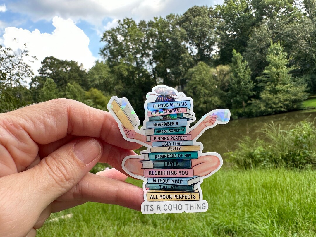 Stack of Books | 74BF | Vinyl Sticker | Waterproof | Permanent ...