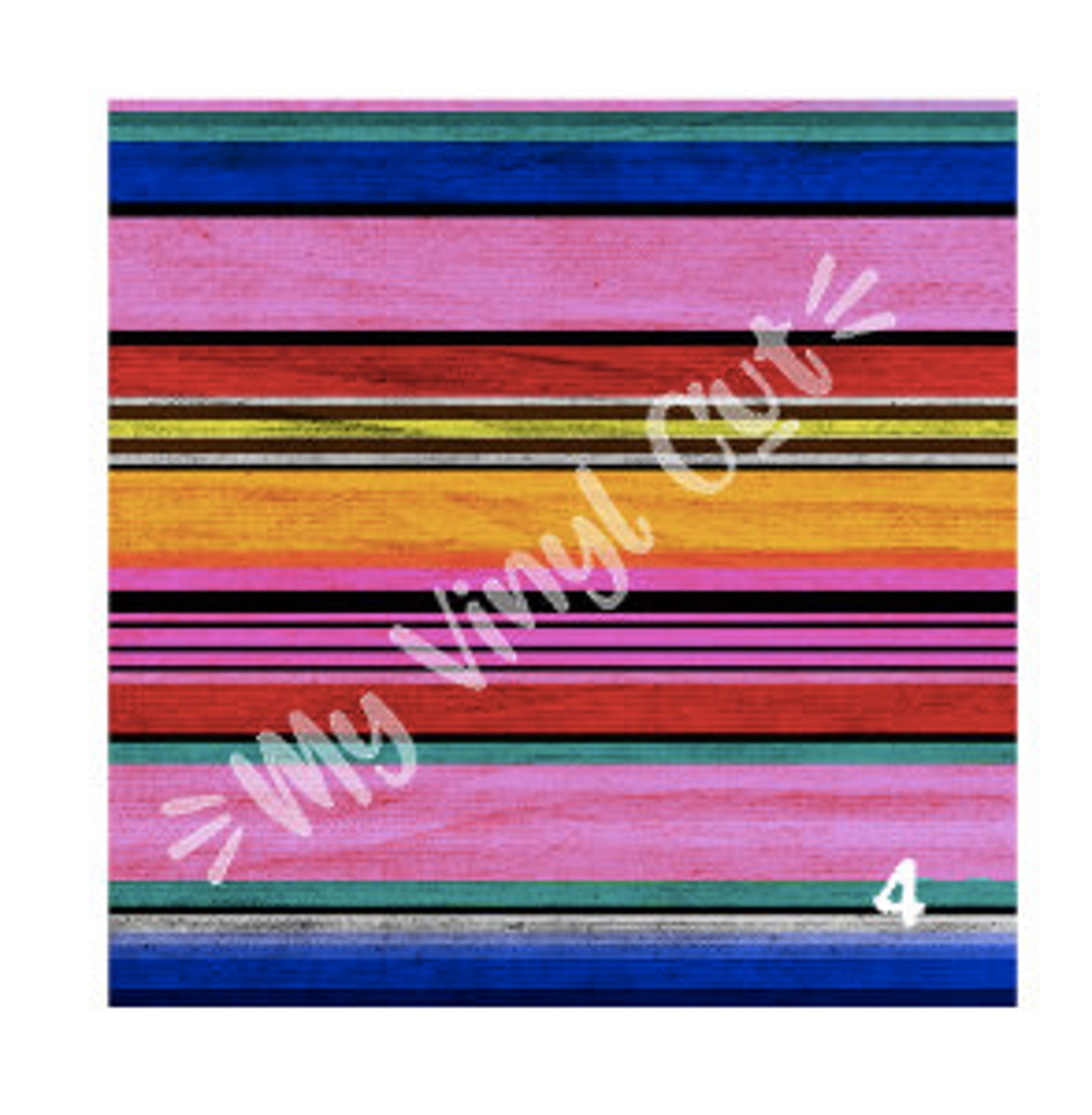 Serape HTV Heat Transfer Printed Vinyl Pattern 12 X 12 Inch Sheet for ...
