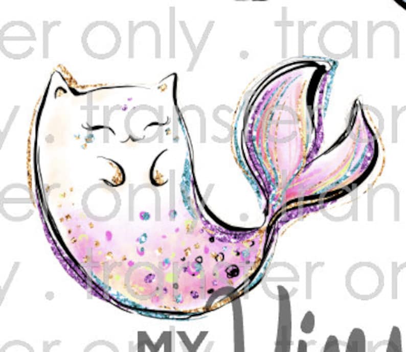 Sticker Sheet Set of 40 Stickers Mermaid Clipart - Etsy