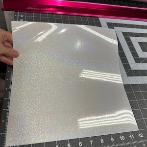 Holographic Snow Laminating Sheets 6 X 12, 8 X 11, 8 1/2 X 11, or 12 X ...