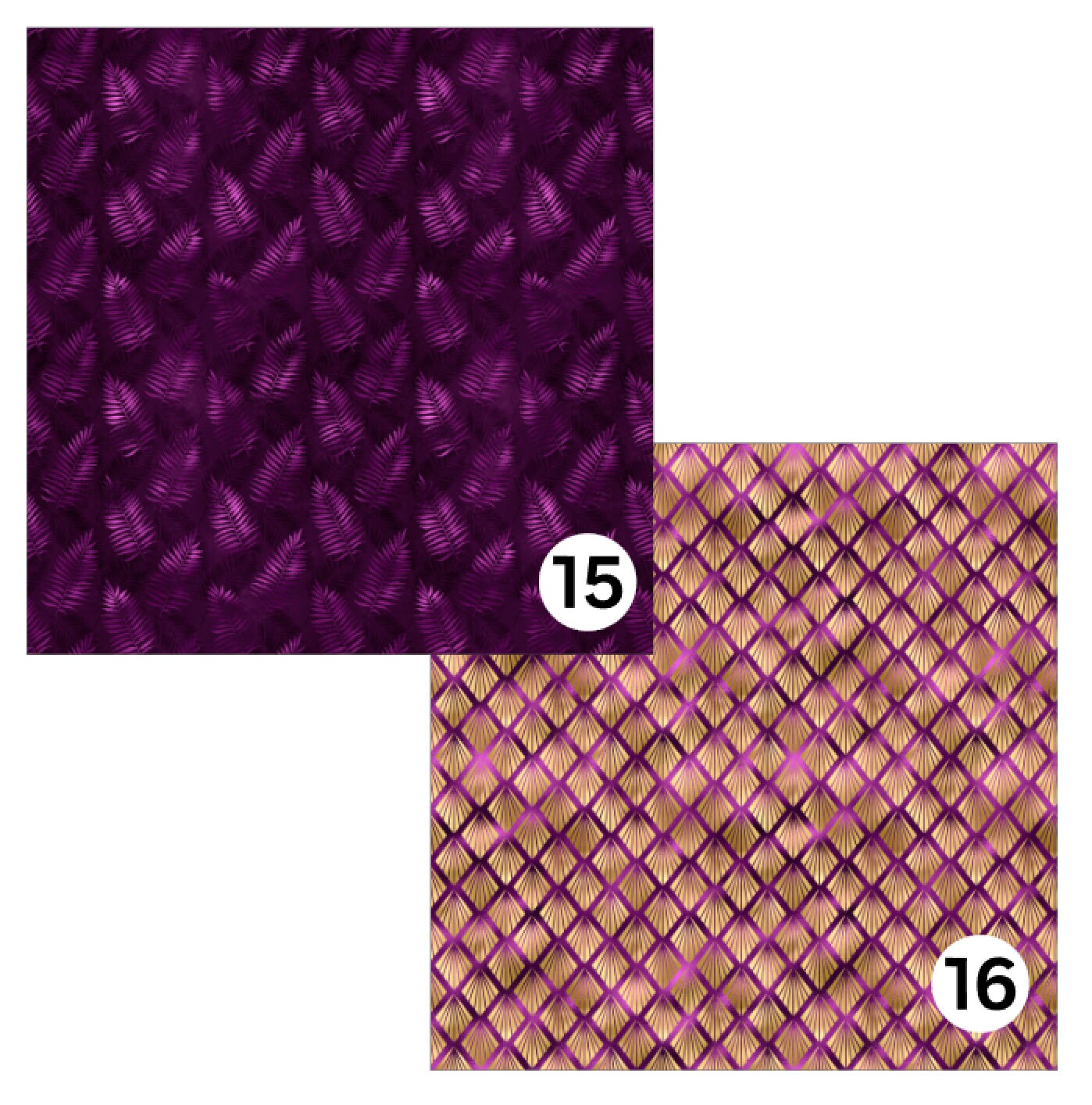 Printed Vinyl PURPLE GOLD LEOPARD Patterns 12 x 12 inch sheet | Etsy