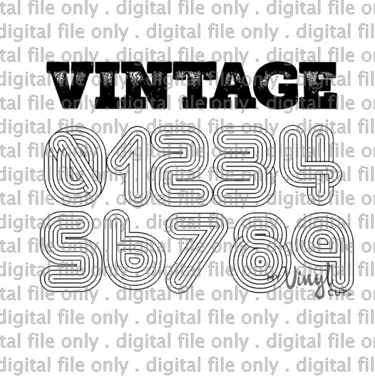 Digital File Vintage Year Customizable Pick Your Birthday Year - Etsy