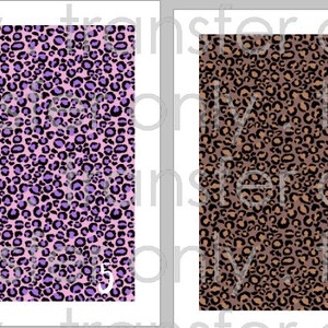 Printed Vinyl FUN CHEETAH Patterns 12 X 12 Inch Sheet of Heat Transfer ...