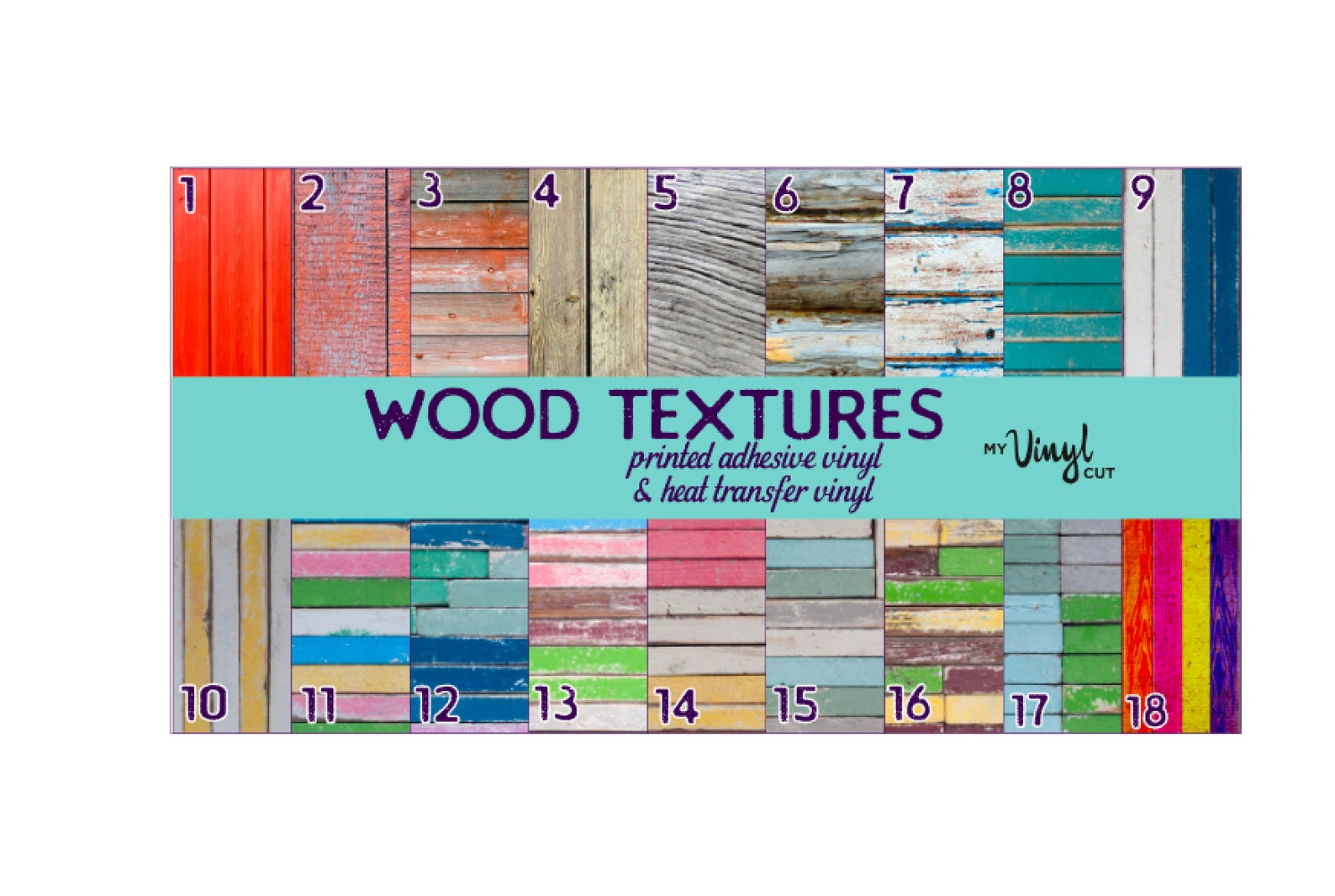 Printed Vinyl & HTV Wood Grain Textures Wood Panel Patterns | Etsy