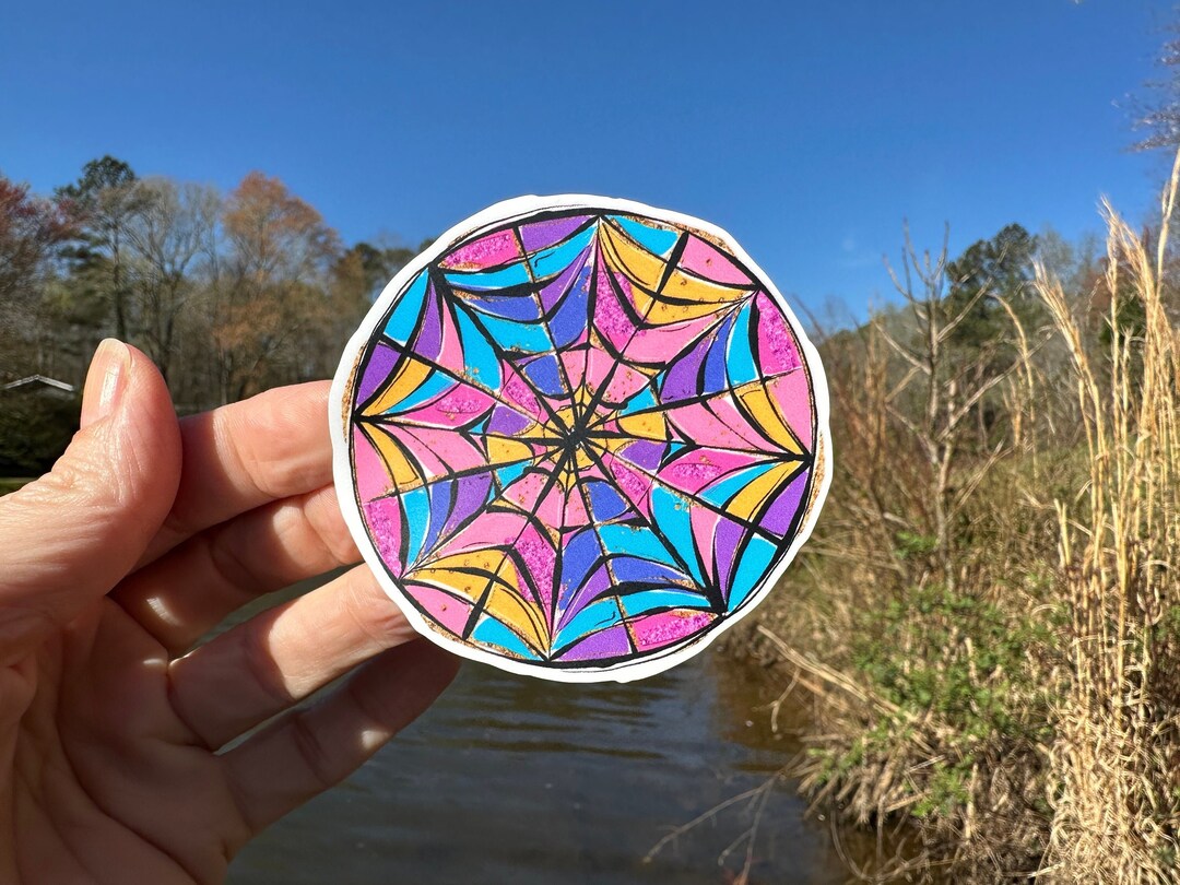 Rainbow Girl 68P Vinyl Sticker Waterproof Window Cling Glitter ...