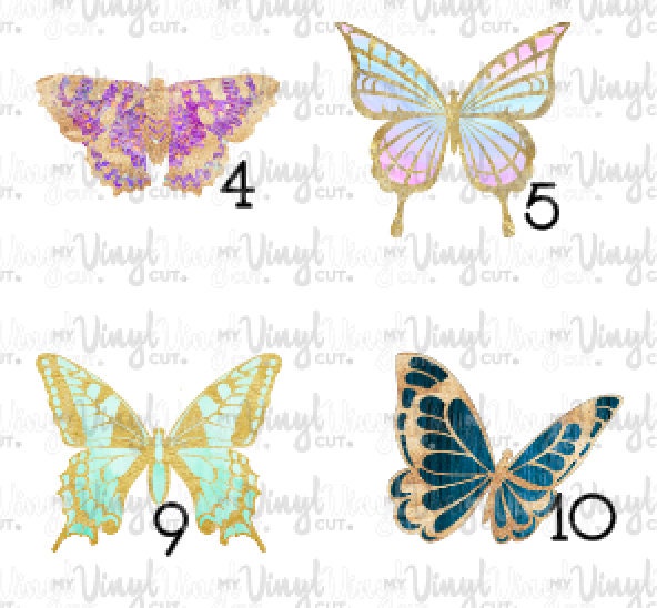 HTV Transfer Butterflies Iron on Sized for SHOES or Put All | Etsy