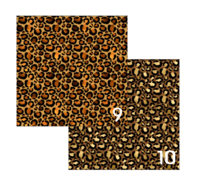 Printed HTV and Vinyl Golden Leopard Animal Print Patterned Heat ...