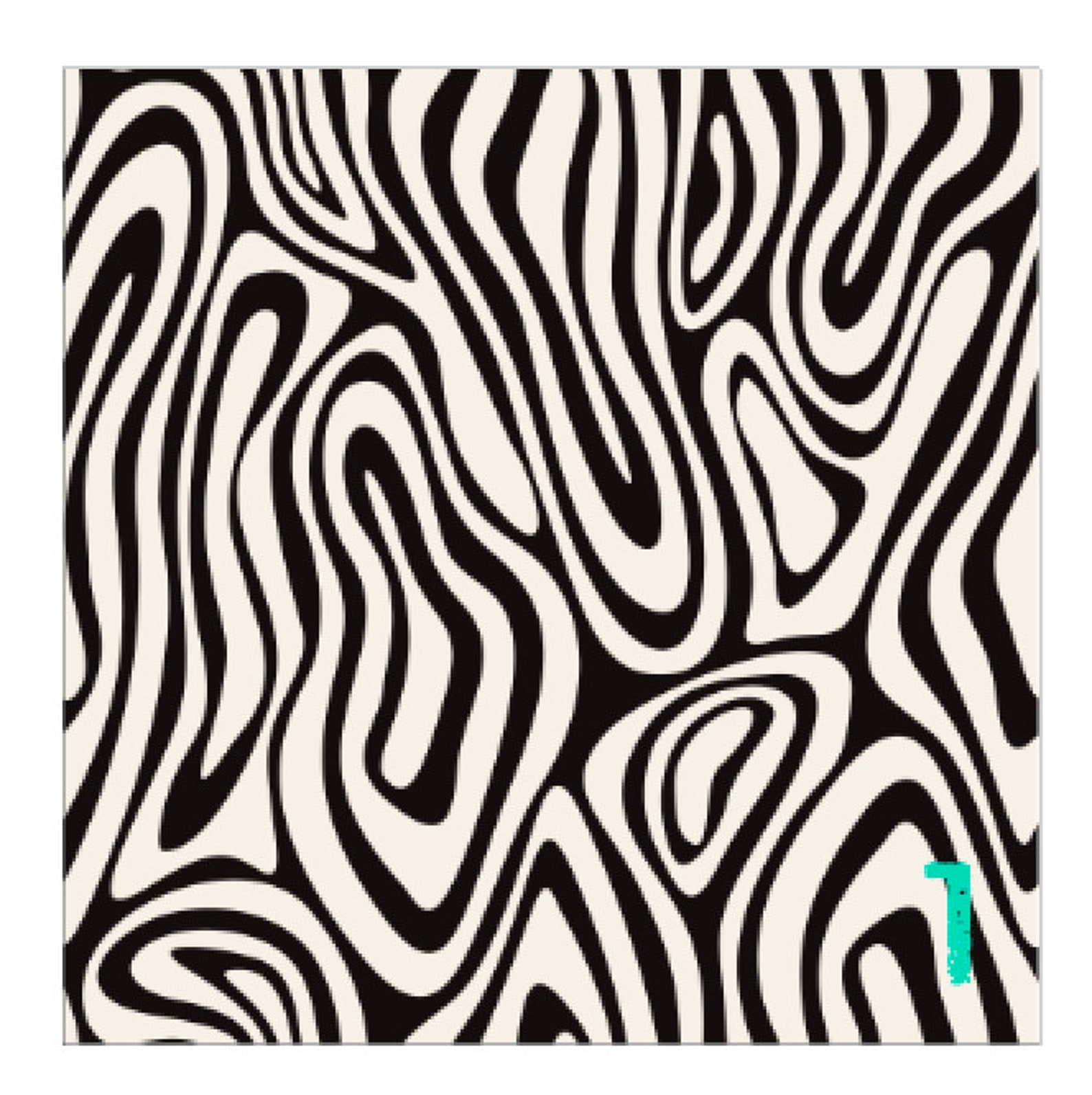 Printed Vinyl SPOTTED BLACK WHITE Patterns 12 X 12 Inch Sheet of Heat ...