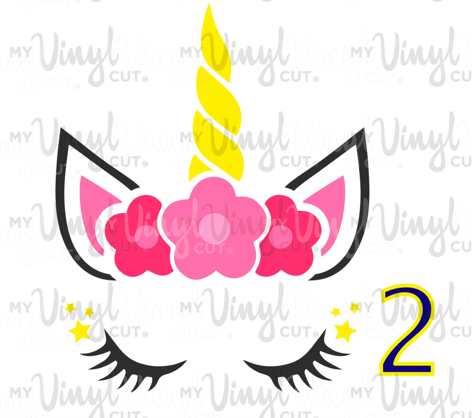 Waterslide Decal Vector Unicorns 3 1/2 inches tall Inkjet | Etsy