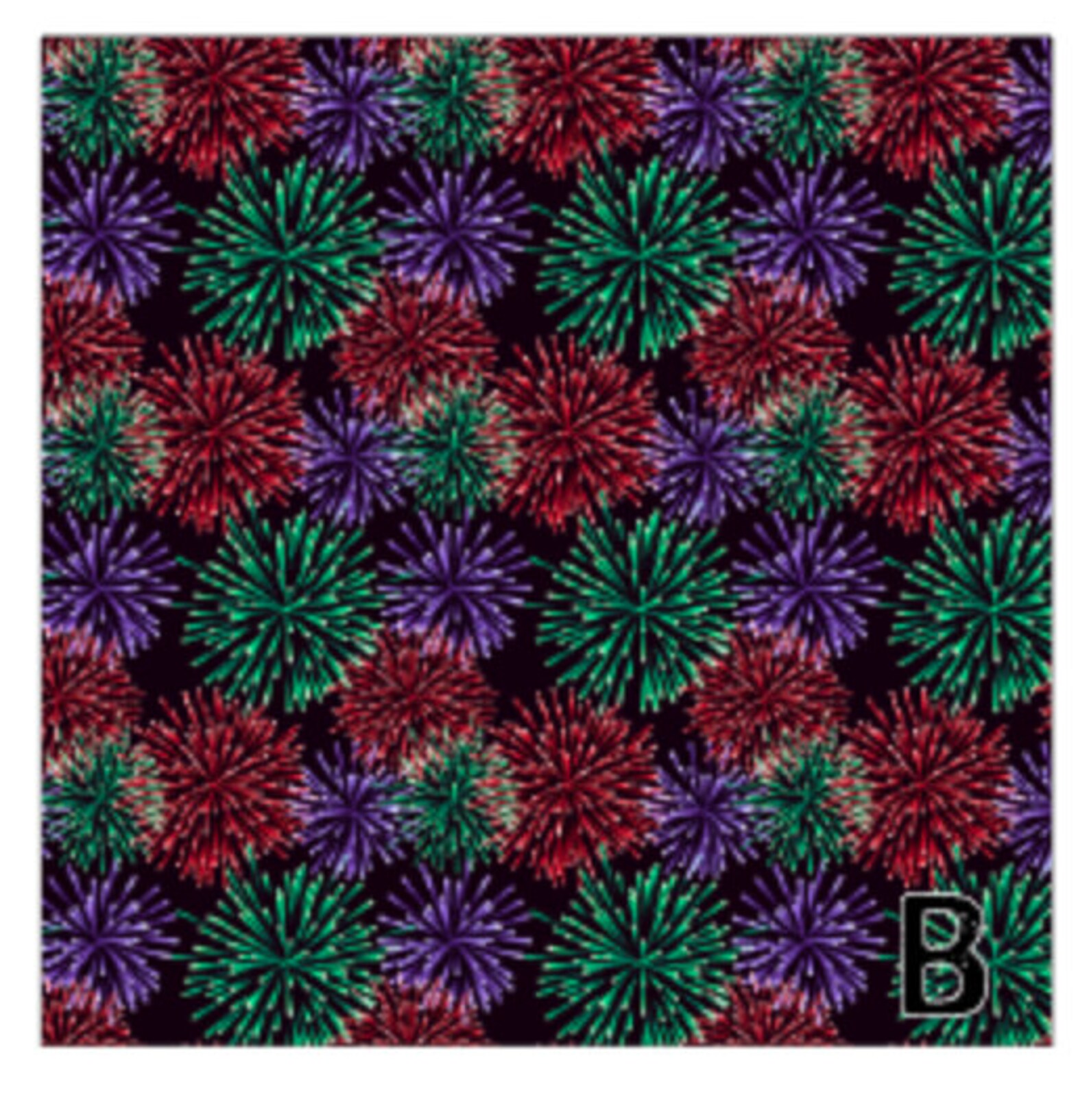 Printed Vinyl FIREWORKS Patterns 12 X 12 Inch Sheet of Heat - Etsy