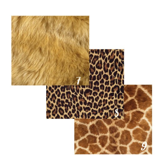 Realistic Animal Fur Patterned Vinyl and HTV Printed on - Etsy